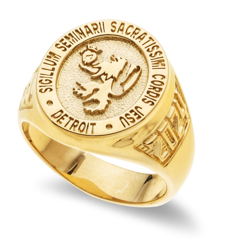 College Rings for Sacred Heart Major Seminary by Herff Jones